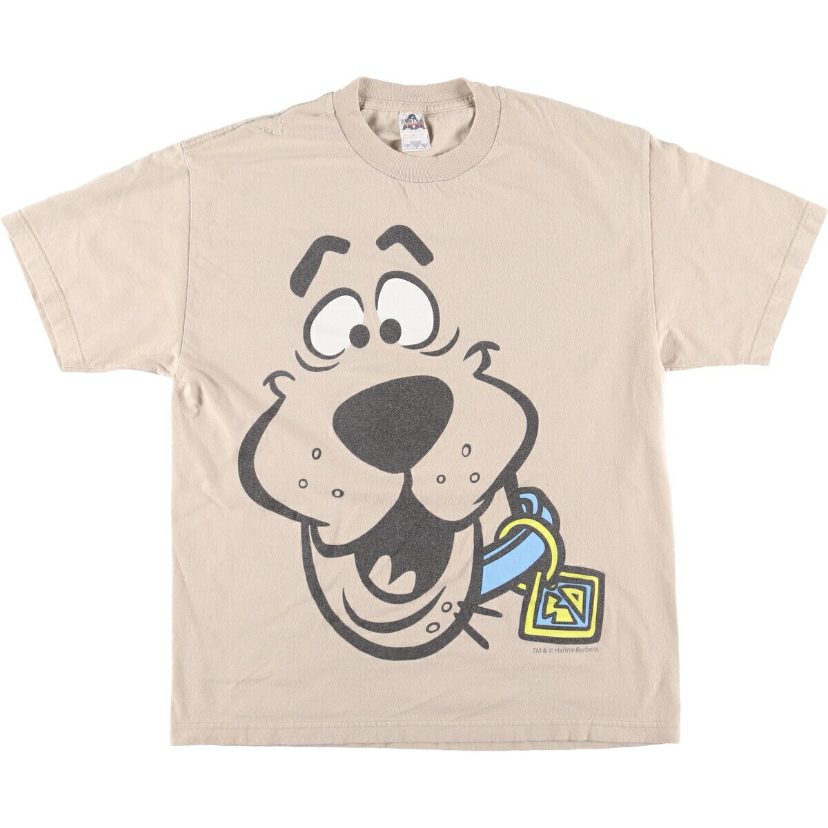 商品詳細 ブランド・ALSTYLE・ 特徴・クルーネック(丸首)・半袖・ モデル/形状・Scooby-Doo スクービードゥー・キャラクタープリントTシャツ・ 素材・コットン:100%・ 色・ベージュ系・ 柄・プリント・ 生産国・メキシコ製...