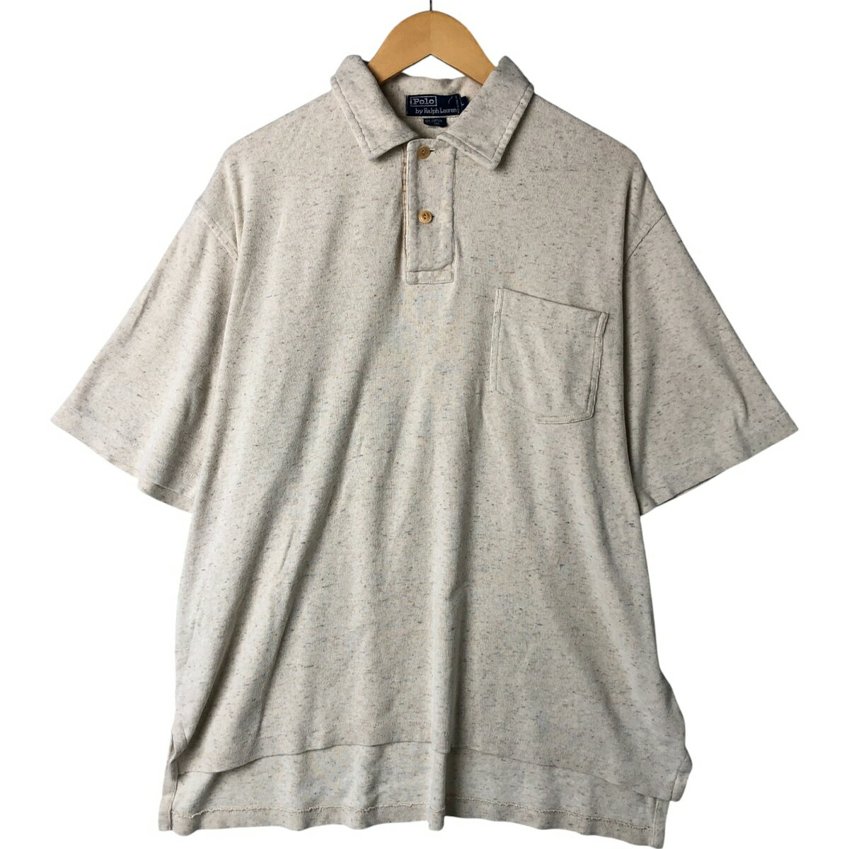 商品詳細 ブランド・Ralph Lauren・ラルフローレン・ 特徴・レギュラーカラー・半袖・猫目ボタン・ モデル/形状・POLO by Ralph Lauren・半袖 ポロシャツ・ 素材・コットン:80%・リネン:20%・ 色・オフホワイ...