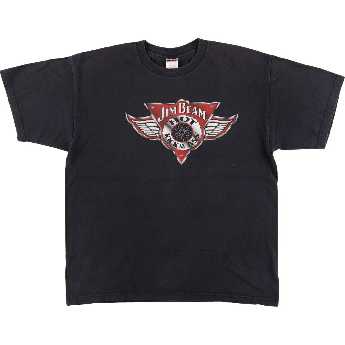 商品詳細 ブランド・MURINA・ 特徴・クルーネック(丸首)・半袖・両面プリント・ヴィンテージ・ モデル/形状・JIM BEAM ジムビーム・アドバタイジングTシャツ・ 素材・コットン:100%・ 色・ブラック系 黒色・ 柄・プリント・ ...