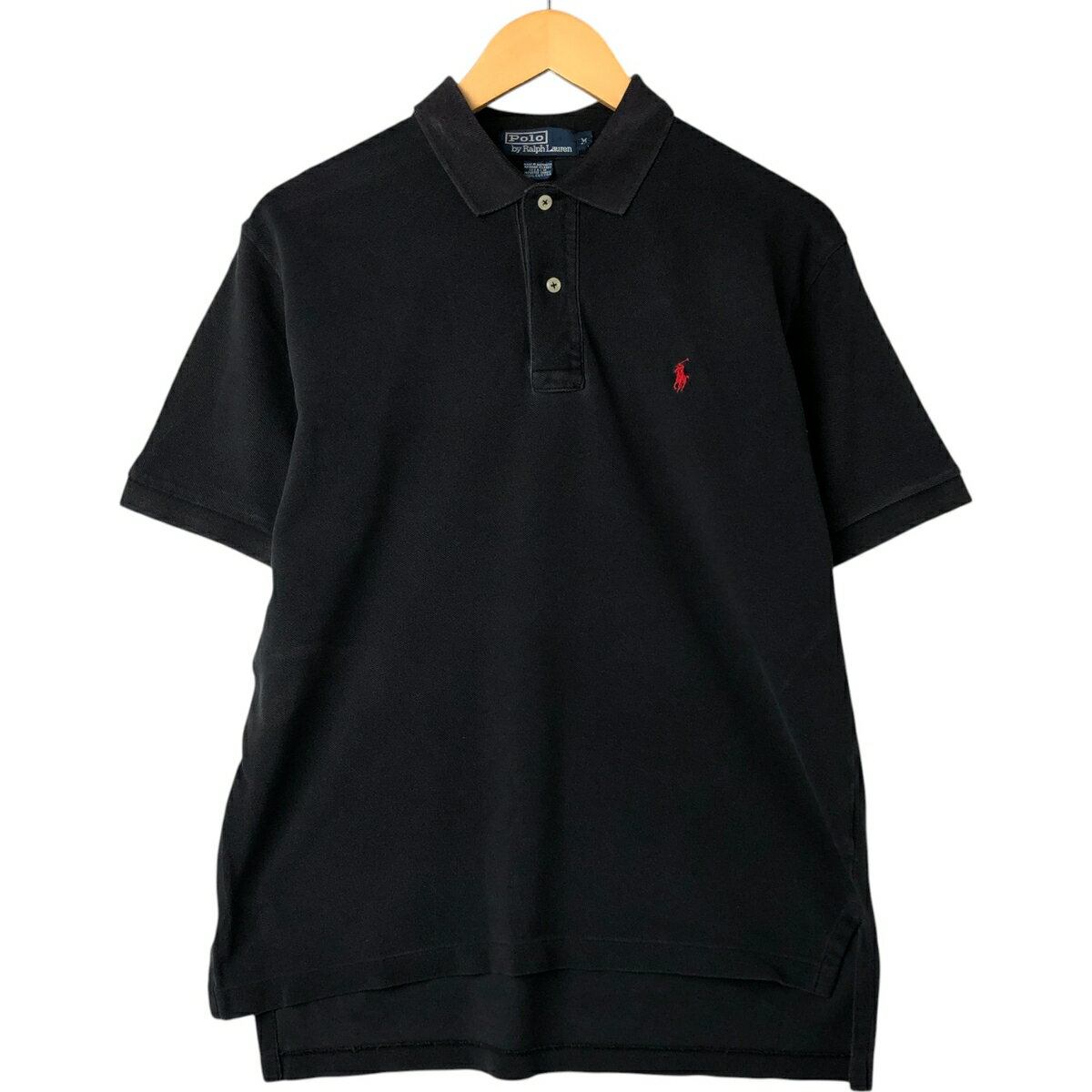 商品詳細 ブランド・Ralph Lauren・ラルフローレン・ 特徴・レギュラーカラー・半袖・ モデル/形状・POLO by Ralph Lauren・半袖 ポロシャツ・ 素材・コットン:100%・ 色・ブラック系 黒色・ 柄・無地・ワンポ...
