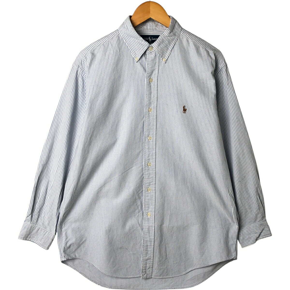 商品詳細 ブランド・Ralph Lauren・ラルフローレン・ 特徴・長袖・ボタンダウン・ モデル/形状・YARMOUTH・長袖 ボタンダウンストライプシャツ・ 素材・コットン:100%・ 色・ホワイト系 白色・ブルー系 水色・ 柄・ストラ...
