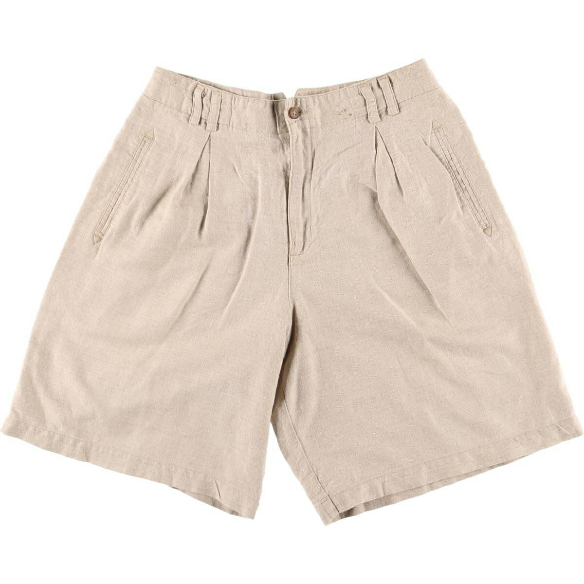 商品詳細 ブランド・Liz Claiborne・リズクレイボーン・ 特徴・ジッパーフライ・ツータック・ワイドショートパンツ・ モデル/形状・Lizsport・ショーツ ショートパンツ・ 素材・不明・ 色・ベージュ系・ 柄・無地・ 生産国・不...