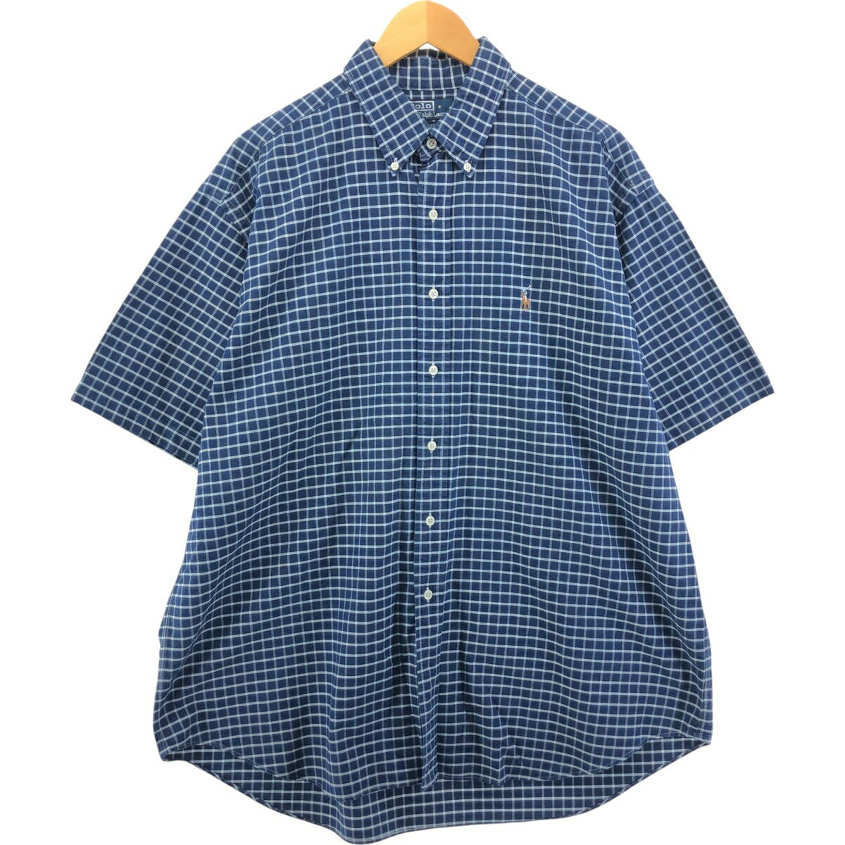 商品詳細 ブランド・Ralph Lauren・ラルフローレン・ 特徴・ボタンダウン・半袖・ モデル/形状・POLO by Ralph Lauren・半袖 ボタンダウン チェックシャツ・ 素材・コットン:100%・ 色・ブルー系 青色・ 柄・...