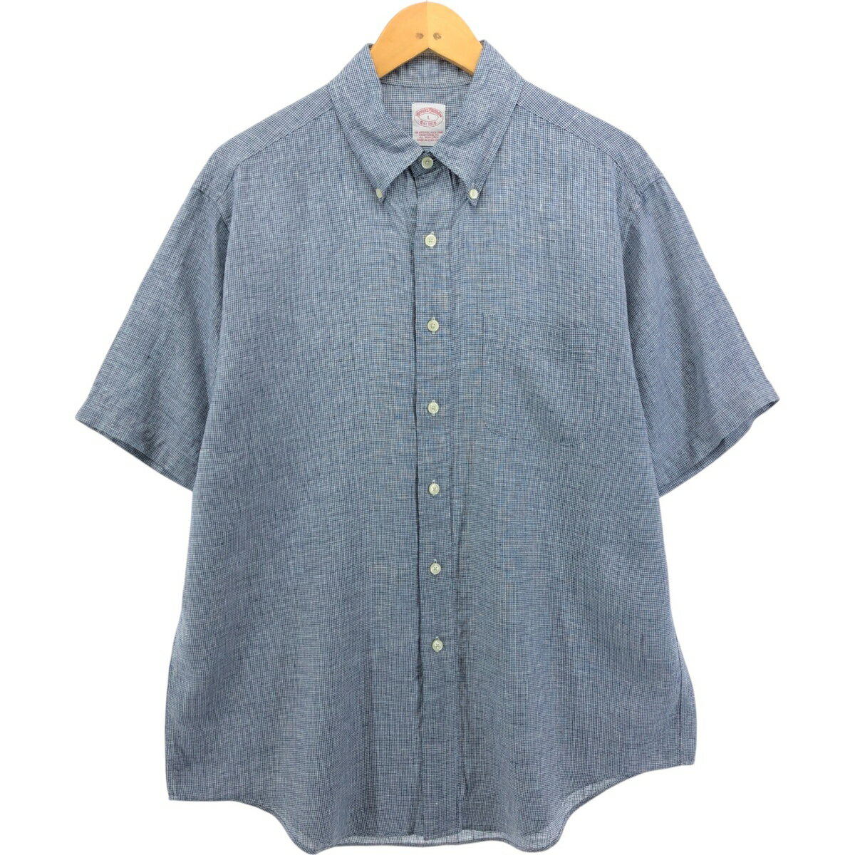 商品詳細 ブランド・Brooks Brothers・ブルックスブラザーズ・ 特徴・ボタンダウン・半袖・ モデル/形状・Est.1818・半袖 リネン ボタンダウンシャツ・ 素材・リネン:100%・ 色・ネイビー系 紺色・ホワイト系 白色・ ...