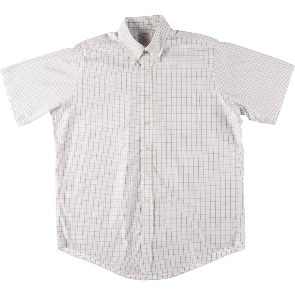 商品詳細 ブランド・Brooks Brothers・ブルックスブラザーズ・ 特徴・ボタンダウン・半袖・ モデル/形状・Est.1818・半袖 ボタンダウン チェックシャツ・ 素材・コットン:100%・ 色・ホワイト系 白色・ブルー系 青色・...