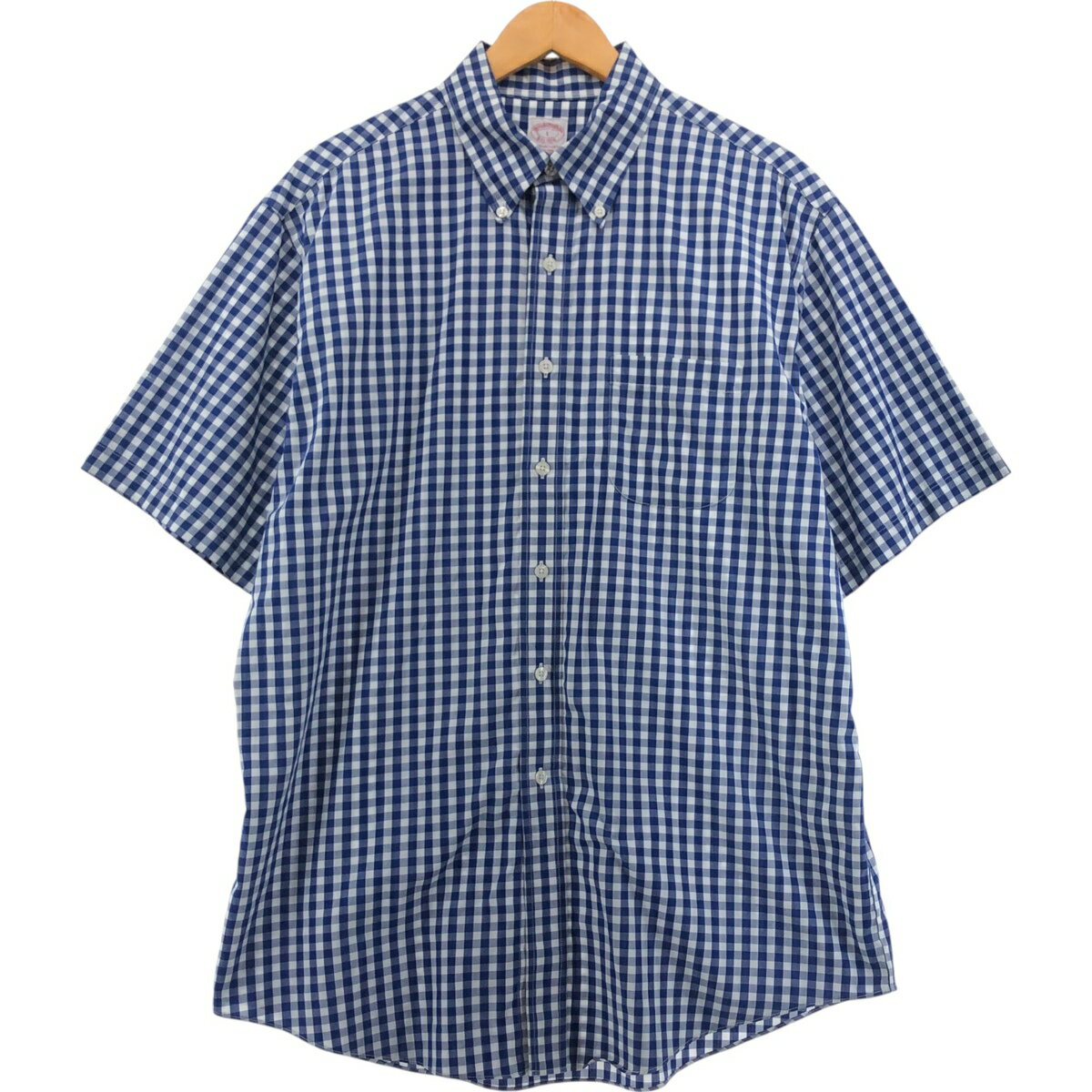 商品詳細 ブランド・Brooks Brothers・ブルックスブラザーズ・ 特徴・ボタンダウン・半袖・ モデル/形状・Est.1818・半袖 ボタンダウン チェックシャツ・ 素材・コットン:100%・ 色・ブルー系 青色・ホワイト系 白色・...