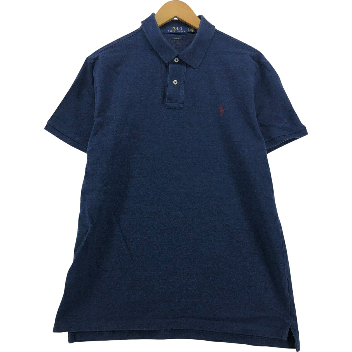 商品詳細 ブランド・Ralph Lauren・ラルフローレン・ 特徴・半袖・レギュラーカラー・ モデル/形状・POLO RALPH LAUREN SLIM FIT・半袖 ポロシャツ・ 素材・コットン:100%・ 色・ネイビーブルー・ 柄・無...