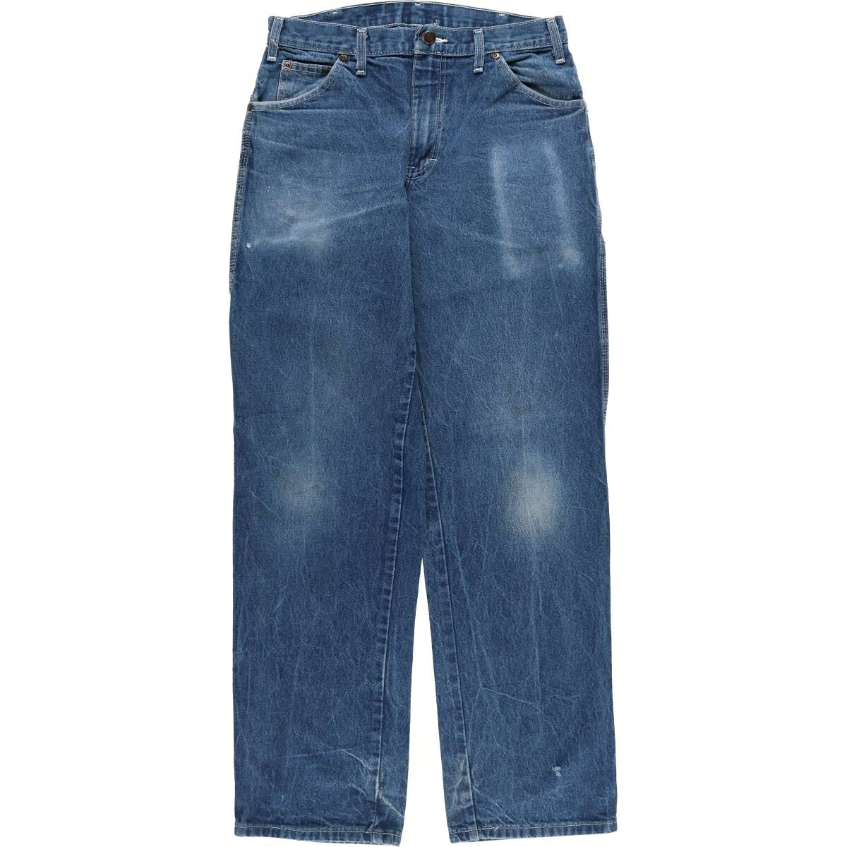 商品詳細 ブランド・Dickies・ディッキーズ・ 特徴・ジッパーフライ・スパナポケット・ワイドパンツ・ハンマーループ・ モデル/形状・デニムペインターパンツ・ 素材・コットン:100%・ 色・ブルー系 青色・ 柄・ロゴパッチ・ 生産国・メ...