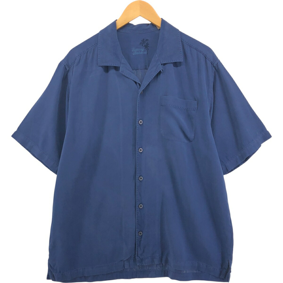 商品詳細 ブランド・Tommy Bahama・トミーバハマ・ 特徴・オープンカラー・半袖・ボックスシャツ・ モデル/形状・半袖 オープンカラー シルクシャツ・ 素材・シルク:100%・ 色・ネイビーブルー・ 柄・無地・ 生産国・中国製・ 年...