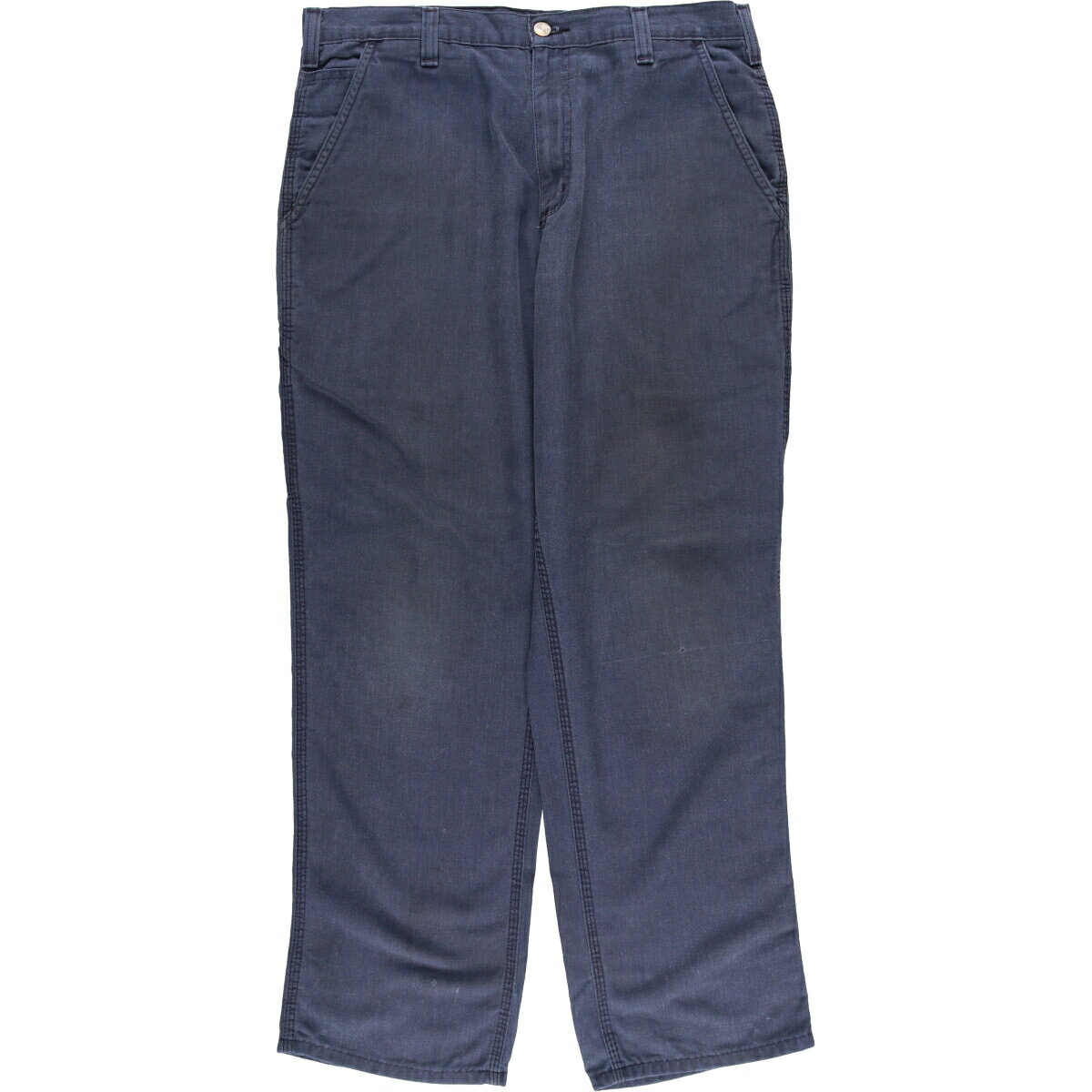 商品詳細 ブランド・Carhartt・カーハート・ 特徴・ジッパーフライ・ワイドパンツ・スパナポケット・ モデル/形状・Dungaree Fit・ダックペインターパンツ・ 素材・コットン:60%・ポリエステル:40%・ 色・ネイビー系 紺色...