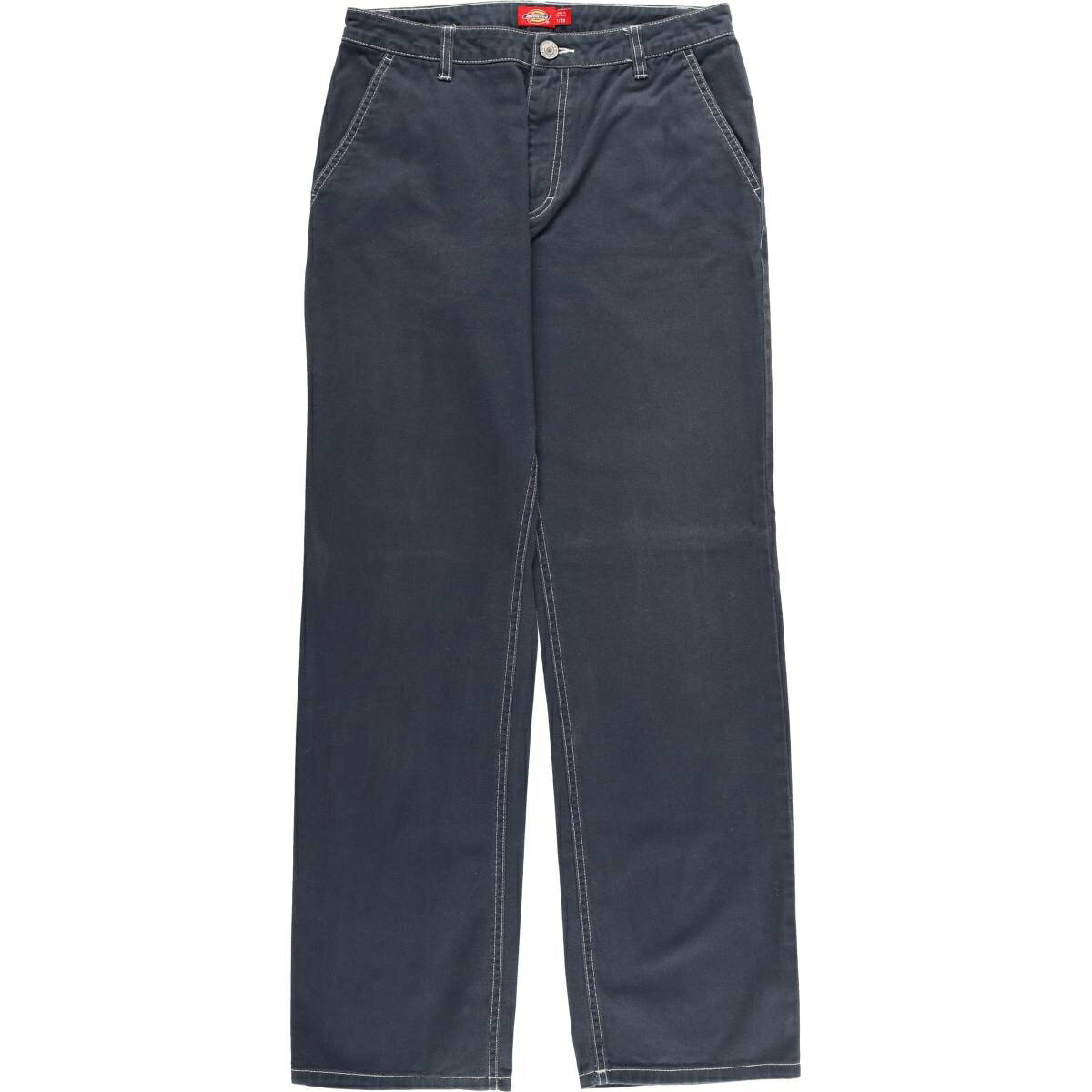 商品詳細 ブランド・Dickies・ディッキーズ・ 特徴・ジッパーフライ・ モデル/形状・ワークパンツ・ 素材・コットン:100%・ 色・グレー系 灰色・ 柄・無地・ロゴパッチ・ 生産国・ベトナム製・ 年代 サイズ・レディースXL(w31)...