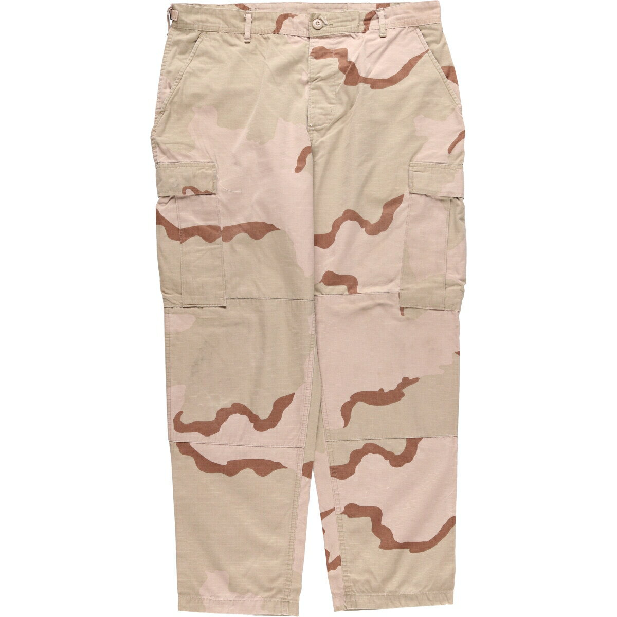 商品詳細 ブランド・UNKNOWN・ 特徴・ボタンフライ・米軍実品・サイドアジャスター・リップストップ・02年納品・ モデル/形状・TROUSERS DESERT CAMOUFLAGE PATTERN COMBAT・ミリタリー カーゴパンツ...