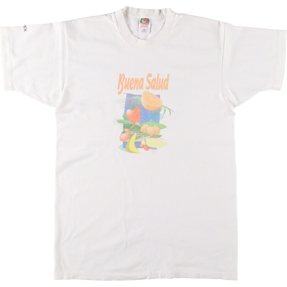 商品詳細 ブランド・FRUIT OF THE LOOM・フルーツオブザルーム・ 特徴・半袖・クルーネック(丸首)・ヴィンテージ・アメカジ・ モデル/形状・HEAVY cotton・プリントTシャツ・ 素材・コットン:100%・ 色・ホワイト...