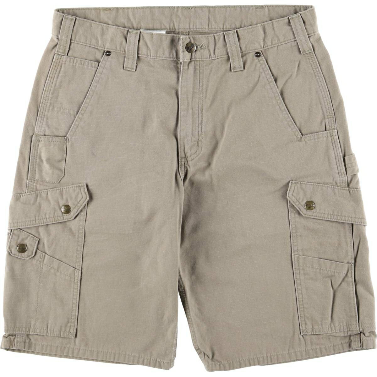 商品詳細 ブランド・Carhartt・カーハート・ 特徴・カーゴポケット・ジッパーフライ・ハンマーループ・リップストップ・ モデル/形状・RELAXED FIT・カーゴショーツ ハーフパンツ・ 素材・コットン:100%・ 色・ベージュ系・ ...