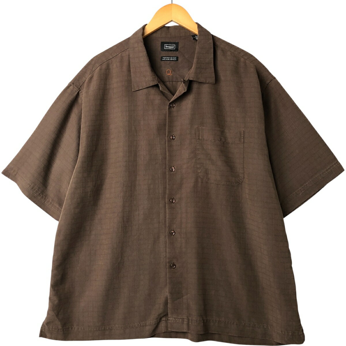 商品詳細 ブランド・HAGGAR・ハガー・ 特徴・半袖・オープンカラー・ボックスシャツ・ モデル/形状・半袖 オープンカラー レーヨンシャツ・ 素材・レーヨン:74%・ポリエステル:26%・ 色・ブラウン系 茶色・ 柄・チェック柄・ 生産国...