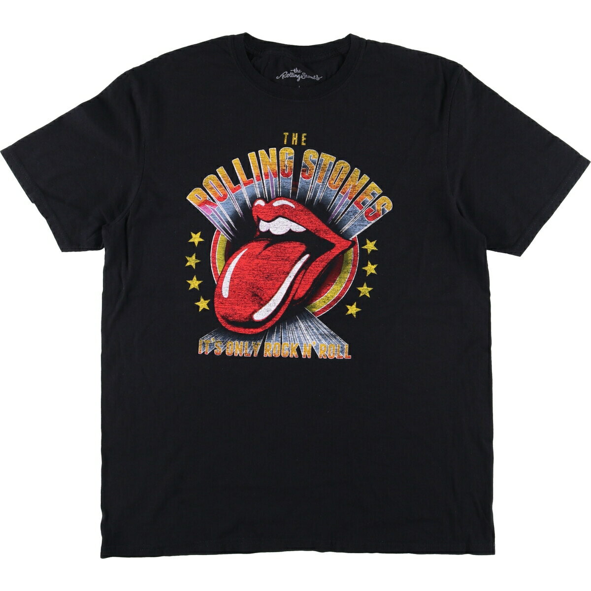 商品詳細 ブランド・UNKNOWN・ 特徴・クルーネック(丸首)・半袖・ロック・ モデル/形状・THE ROLLING STONES ローリングストーンズ・バンドTシャツ バンT・ 素材・コットン:100%・ 色・ブラック系 黒色・ 柄・プ...