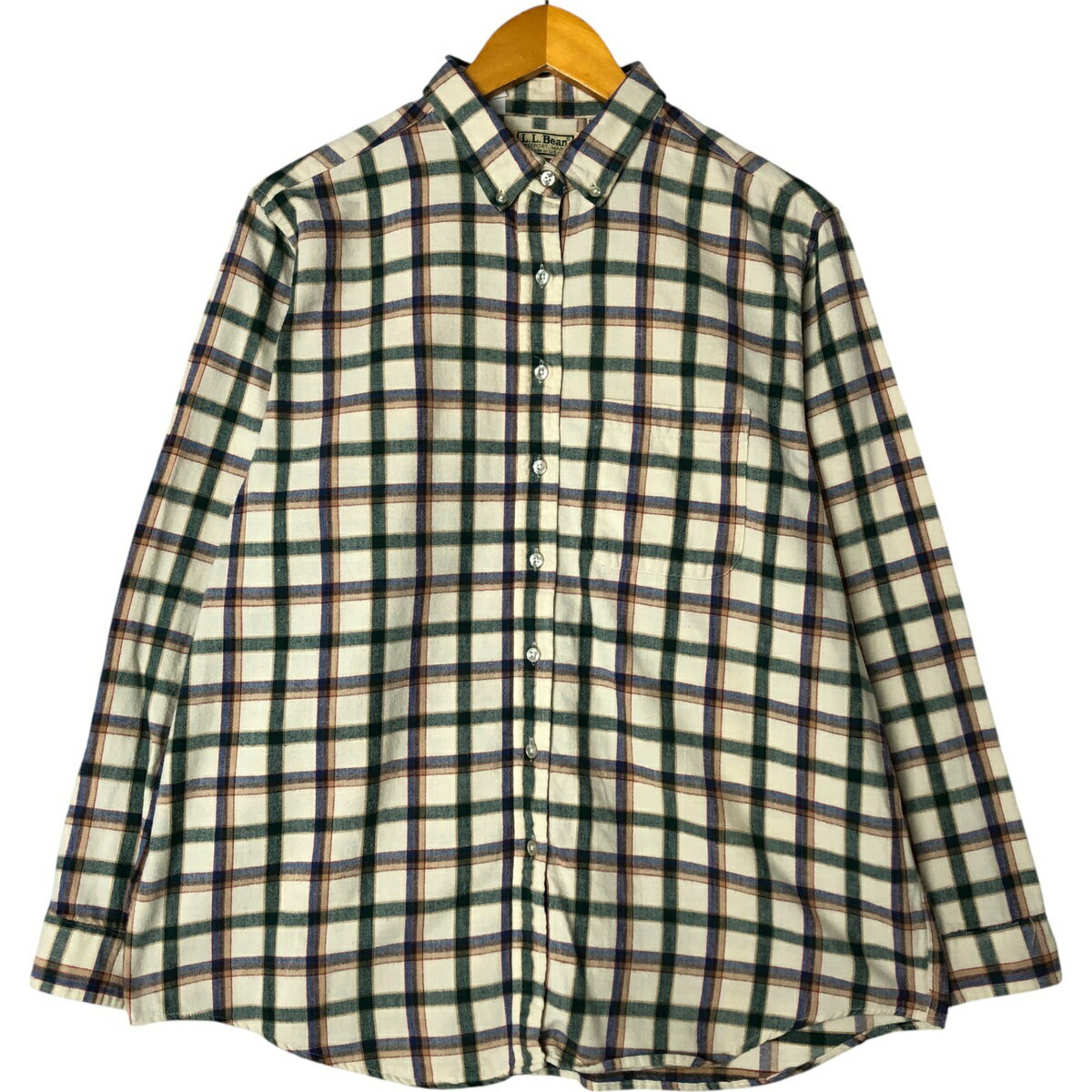 商品詳細 ブランド・L.L.Bean・エルエルビーン・ 特徴・長袖・ヴィンテージ・ボタンダウン・ モデル/形状・長袖 ボタンダウン フランネルチェックシャツ・ 素材・コットン:100%・ 色・マルチカラー・ 柄・チェック柄・ 生産国・USA...
