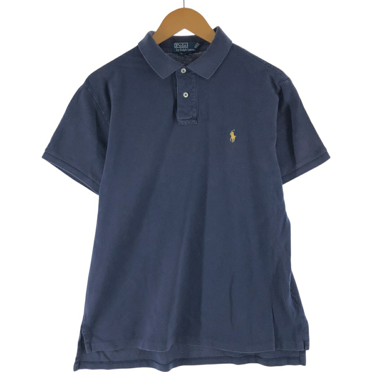 商品詳細 ブランド・Ralph Lauren・ラルフローレン・ 特徴・半袖・レギュラーカラー・フェード・ モデル/形状・POLO by Ralph Lauren CUSTOM FIT・半袖 ポロシャツ・ 素材・コットン:100%・ 色・ネイ...