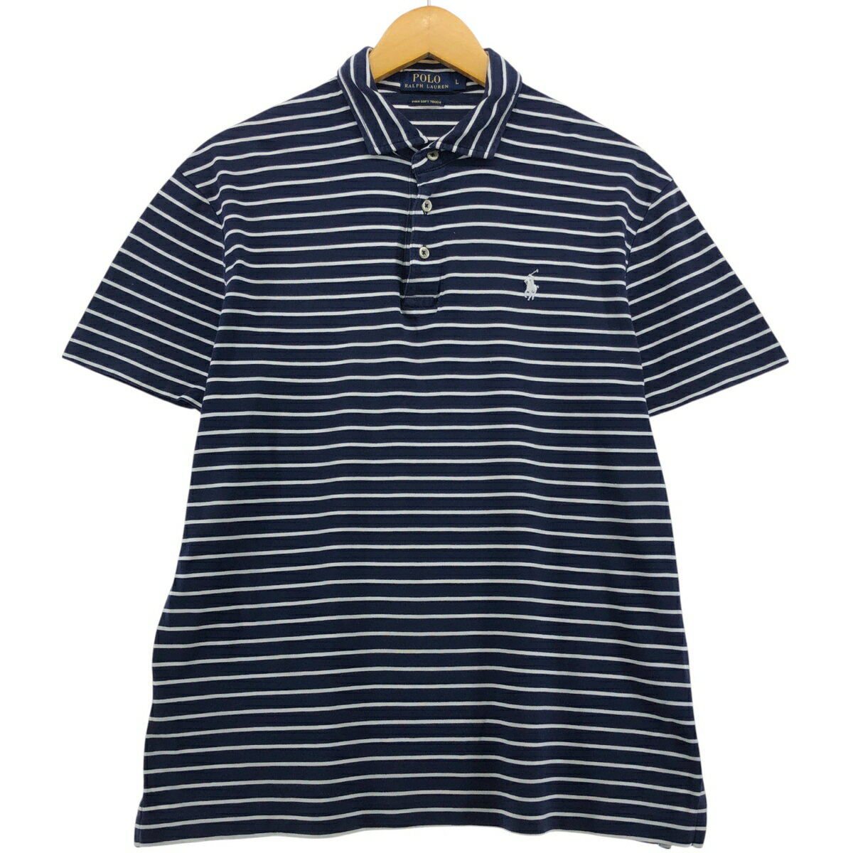 商品詳細 ブランド・Ralph Lauren・ラルフローレン・ 特徴・半袖・レギュラーカラー・ モデル/形状・POLO RALPH LAUREN PIMA SOFT TOUCH・半袖 ボーダー ポロシャツ・ 素材・コットン:100%・ 色・...