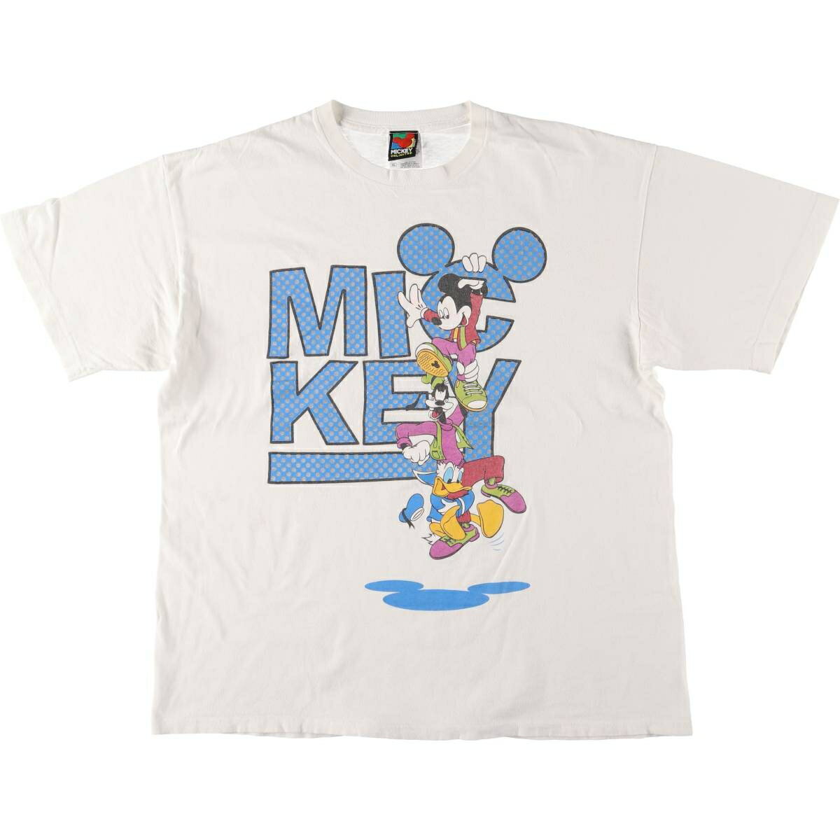 商品詳細 ブランド・MICKEY UNLIMITED JERRY LEIGH・ 特徴・クルーネック(丸首)・半袖・ヴィンテージ・ モデル/形状・ミッキーマウス グーフィー ドナルドダック・キャラクタープリントTシャツ・ 素材・コットン:10...