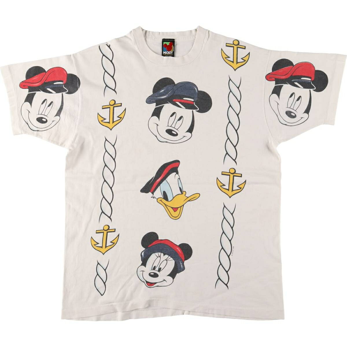 商品詳細 ブランド・MICKEY UNLIMITED JERRY LEIGH・ 特徴・クルーネック(丸首)・半袖・ヴィンテージ・袖プリント・シングルステッチ・ モデル/形状・ミッキーマウス ミニーマウス ドナルドダック・キャラクタープリント...