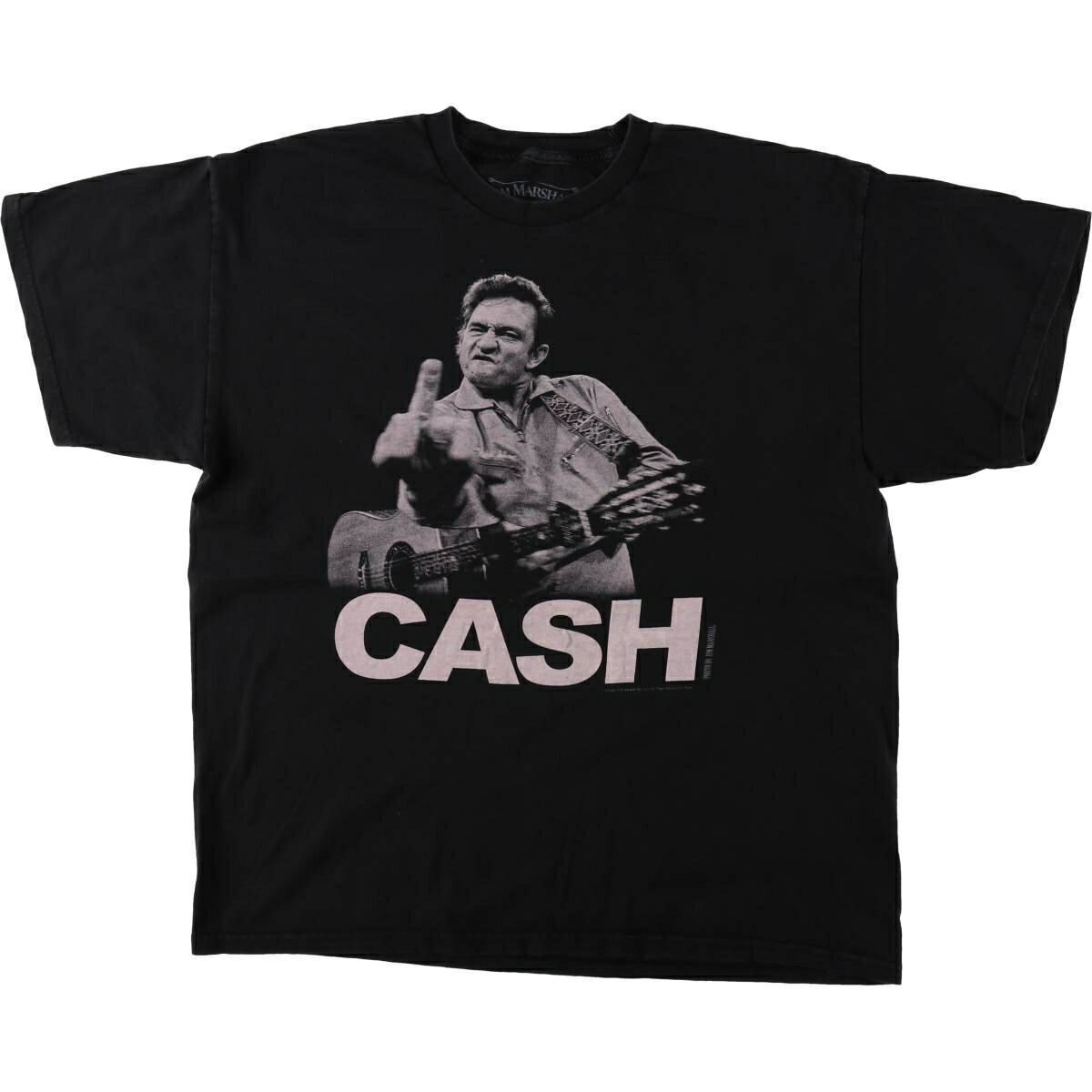 商品詳細 ブランド・JIM MARSHALL CLOTHING・ 特徴・クルーネック(丸首)・半袖・ロック・ モデル/形状・Johnny Cash ジョニーキャッシュ・バンドTシャツ バンT・ 素材・コットン:100%・ 色・ブラック系 黒...