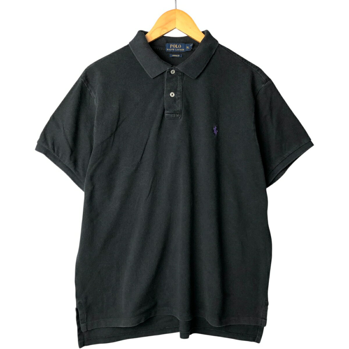 商品詳細 ブランド・Ralph Lauren・ラルフローレン・ 特徴・半袖・レギュラーカラー・ モデル/形状・POLO RALPH LAUREN CUSTOM FIT・半袖 ポロシャツ・ 素材・コットン:100%・ 色・ブラック系 黒色・ ...