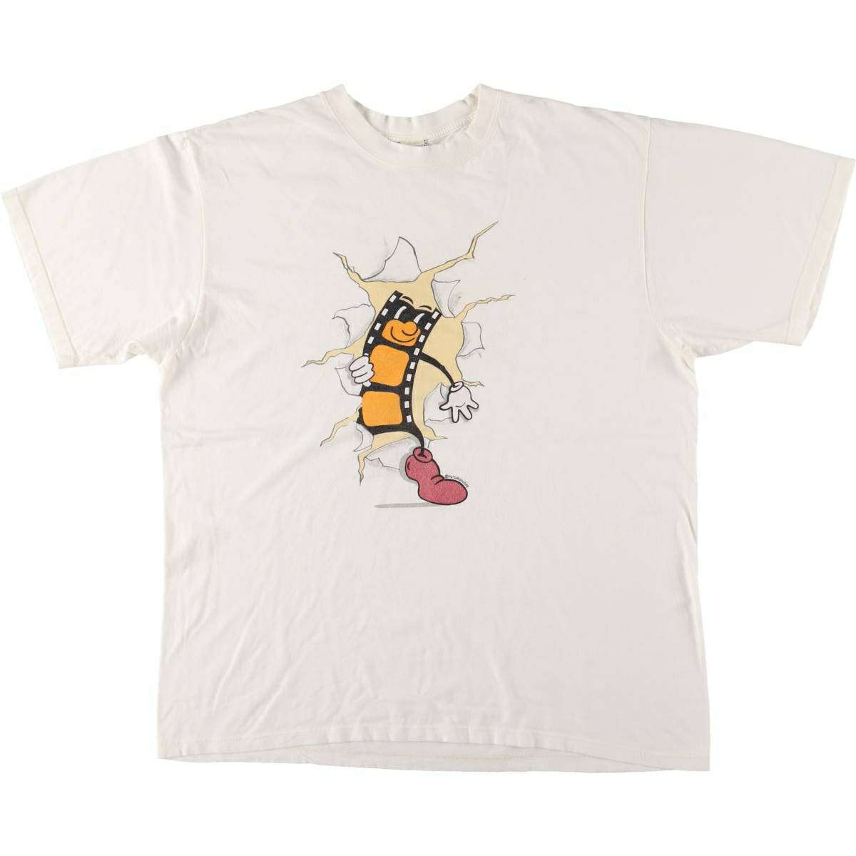 商品詳細 ブランド・Futuroscope・フュテュロスコープ・ 特徴・クルーネック(丸首)・半袖・両面プリント・ モデル/形状・フュテュロ・プリントTシャツ・ 素材・コットン:100%・ 色・ホワイト系 白色・ 柄・プリント・ 生産国・フ...