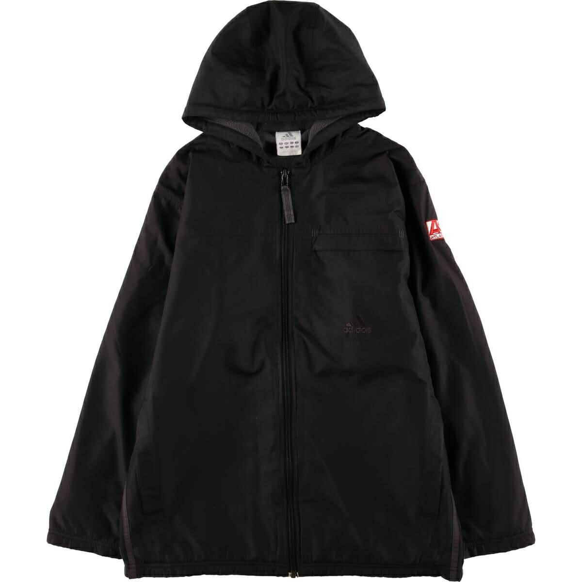 商品詳細 ブランド・adidas・アディダス・ 特徴・厚手・フルジップ・フリースライナー・フード付き・長袖・ モデル/形状・ウインドブレーカー・ 素材・ポリエステル:100%・ 色・ブラック系 黒色・ 柄・ロゴ刺繍・ライン入り・パッチ・ 生...