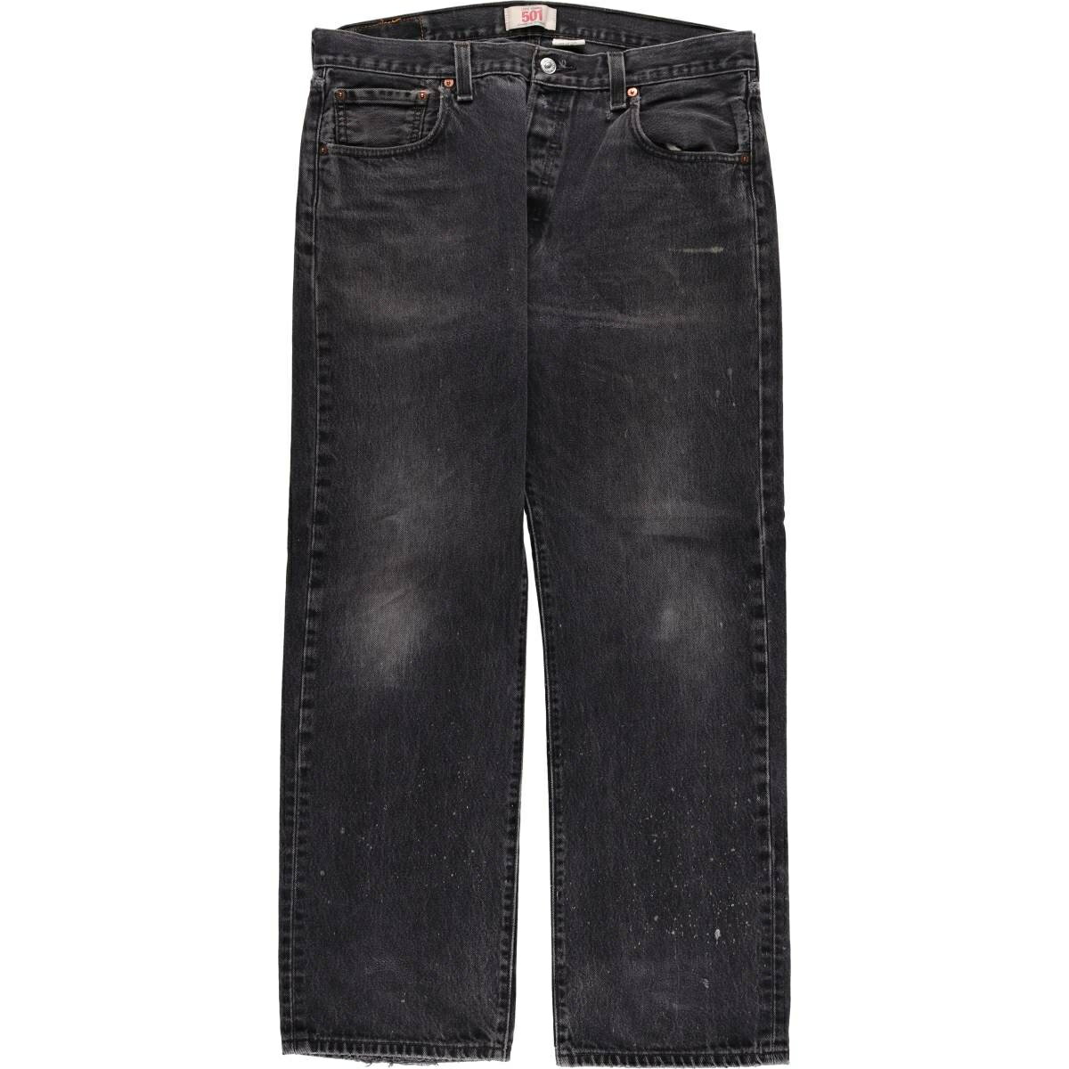 商品詳細 ブランド・Levi's・リーバイス・ 特徴・ボタンフライ・ モデル/形状・リーバイス501 STRAIGHT LEG BUTTON-FLY・ブラックデニム ストレートデニムパンツ・ 素材・コットン:100%・ 色・ブラック系 黒色...