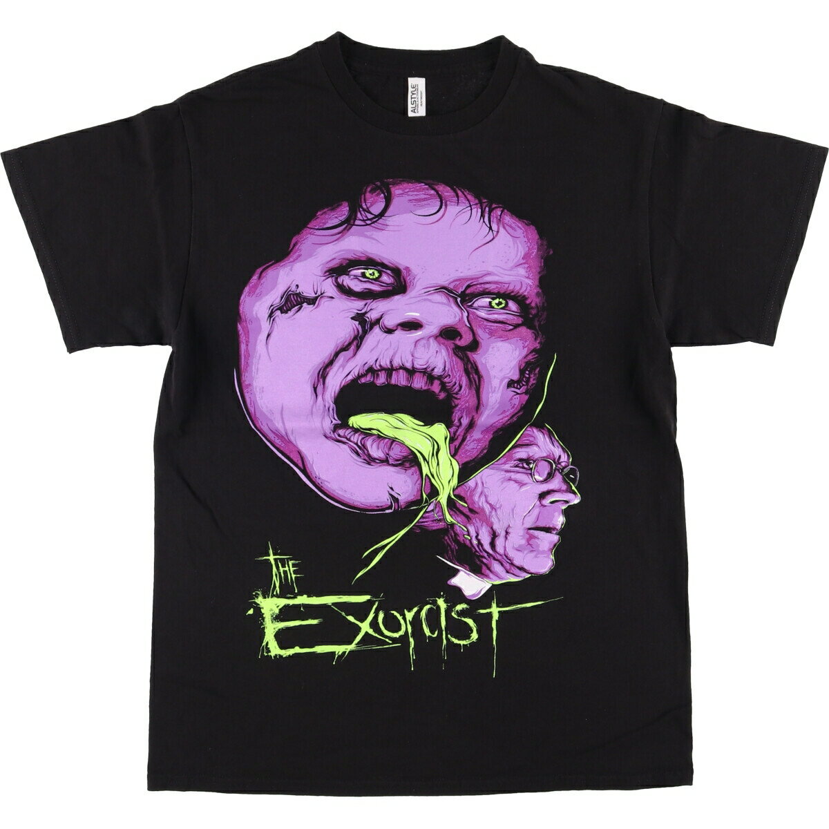 商品詳細 ブランド・ALSTYLE・アルスタイル・ 特徴・クルーネック(丸首)・半袖・ モデル/形状・THE EXORCIST エクソシスト・映画 ムービーTシャツ・ 素材・コットン:100%・ 色・ブラック系 黒色・ 柄・プリント・ 生産...