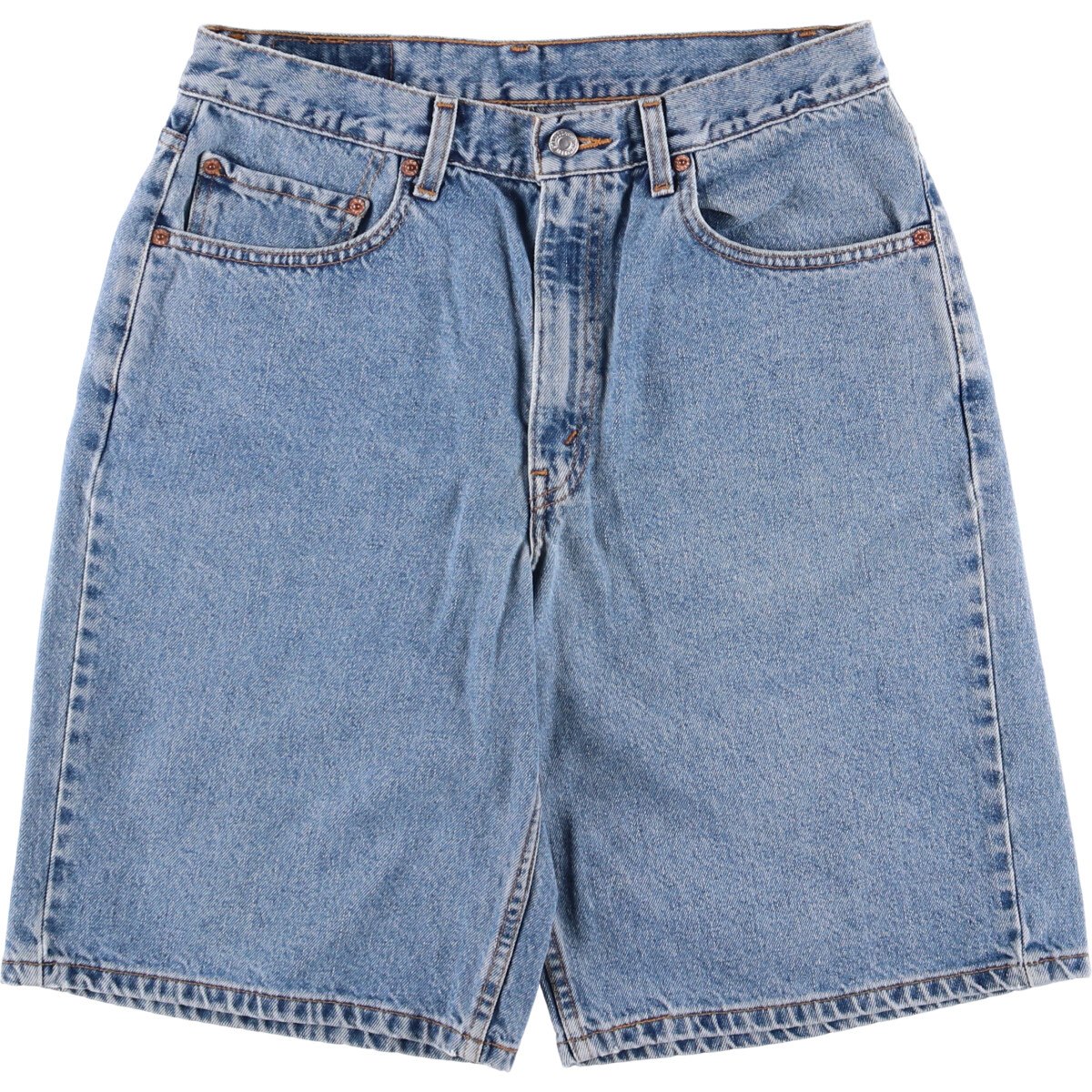 商品詳細 ブランド・Levi's・リーバイス・ 特徴・ヴィンテージ・ジッパーフライ・ モデル/形状・550 RELAXED FIT・デニムショーツ ハーフパンツ ジョーツ・ 素材・コットン:100%・ 色・ブルー系 青色・ 柄・無地・ 生産...