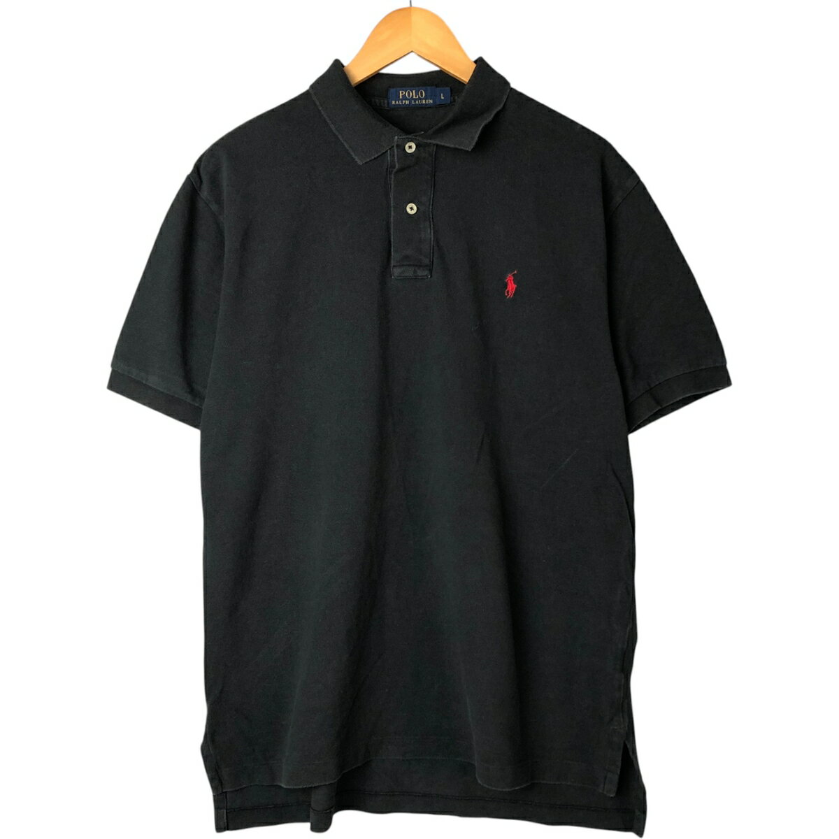 商品詳細 ブランド・Ralph Lauren・ラルフローレン・ 特徴・半袖・レギュラーカラー・ モデル/形状・POLO RALPH LAUREN・半袖 ポロシャツ・ 素材・コットン:100%・ 色・ブラック系 黒色・ 柄・無地・刺繍・ 生産...