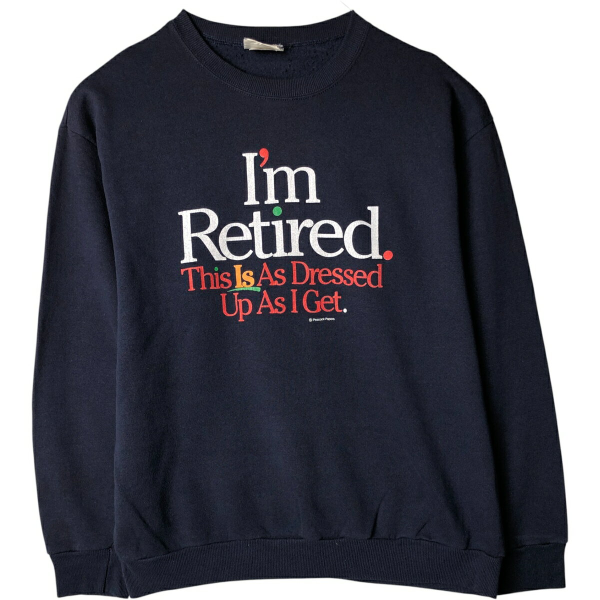 商品詳細 ブランド・Lee・リー・ 特徴・クルーネック(丸首)・アメカジ・ モデル/形状・プリントスウェットシャツ トレーナー・ 素材・コットン:50%・ポリエステル:50%・ 色・ネイビー系 紺色・ 柄・プリント・ 生産国・USA製・ 年...