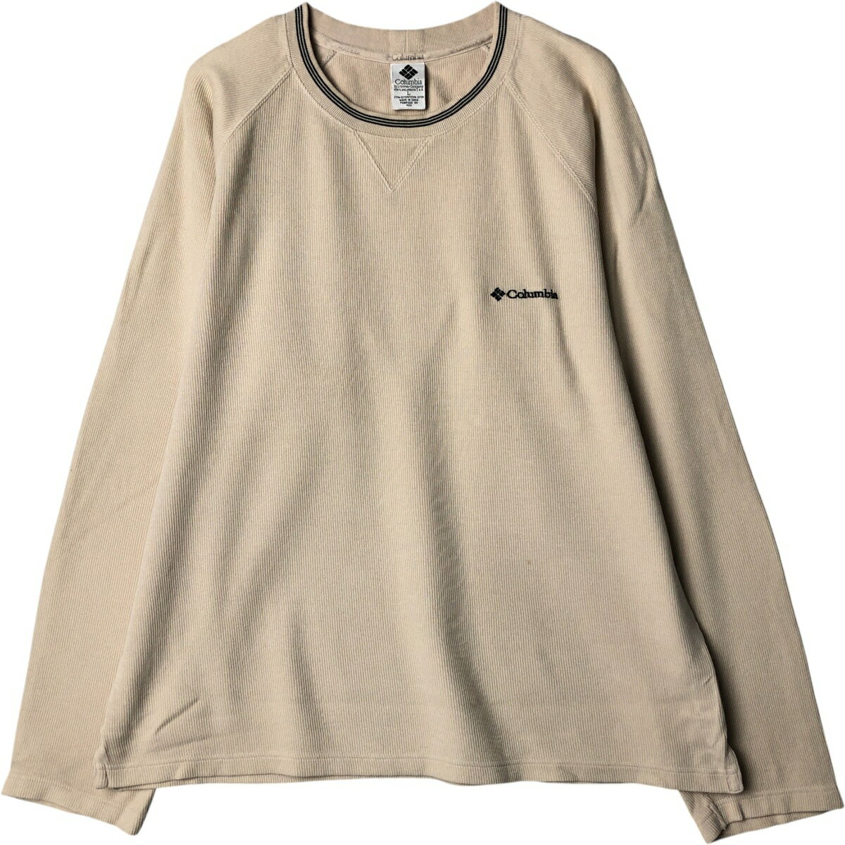 商品詳細 ブランド・Columbia・コロンビア・ 特徴・クルーネック(丸首)・長袖・前Vガゼット・ モデル/形状・ロングTシャツ ロンT・ 素材・コットン:100%・ 色・アイボリー・ 柄・無地・ロゴ刺繍・ロゴパッチ・ 生産国・インド製・...