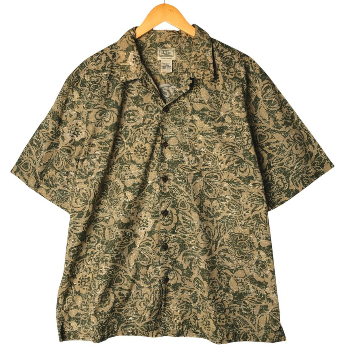 商品詳細 ブランド・L.L.Bean・エルエルビーン・ 特徴・オープンカラー・半袖・ボックスシャツ・ヴィンテージ・ モデル/形状・TRADITIONAL FIT・半袖 オープンカラー コットンシャツ・ 素材・コットン:100%・ 色・ベージ...