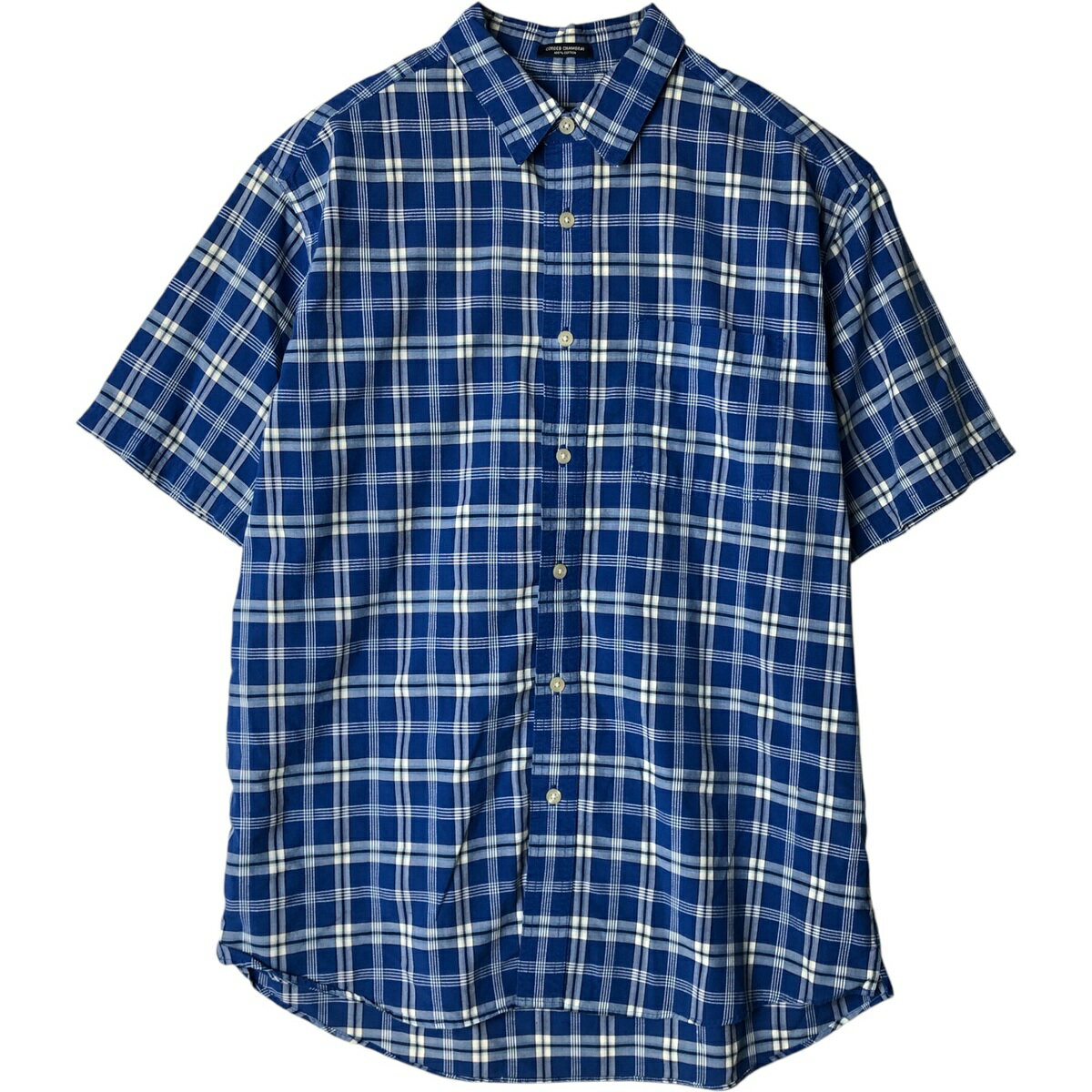 商品詳細 ブランド・Eddie Bauer・エディーバウアー・ 特徴・半袖・レギュラーカラー・ モデル/形状・CORDED CHAMBRAY・半袖 コットン チェックシャツ・ 素材・コットン:100%・ 色・ブルー系 青色・ホワイト系 白色...