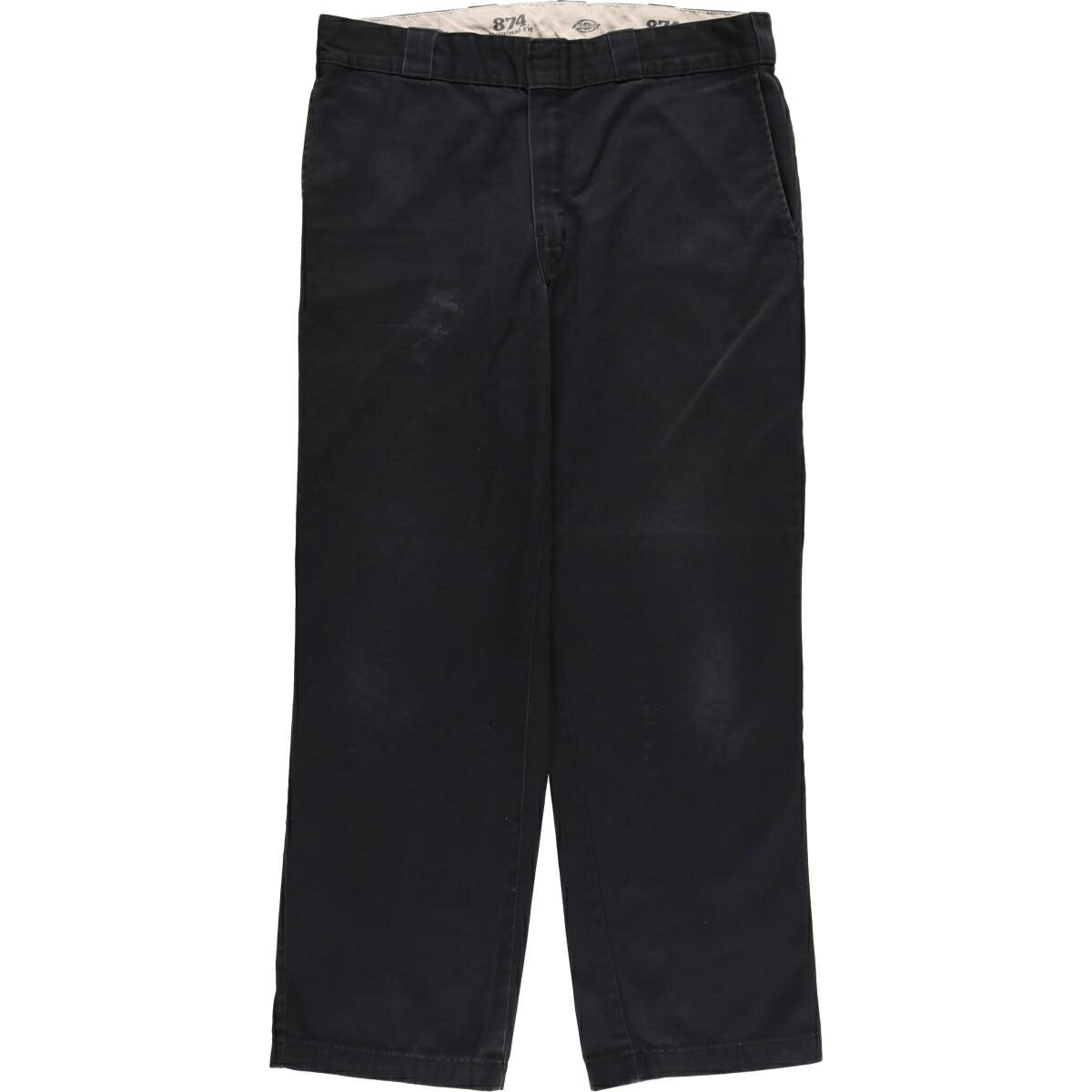 商品詳細 ブランド・Dickies・ディッキーズ・ 特徴・ジッパーフライ・ワイドパンツ・ モデル/形状・874 Orignal Fit・ワークパンツ・ 素材・不明・ 色・ブラック系 黒色・ 柄・無地・ロゴパッチ・ 生産国・不明・ 年代 サイ...