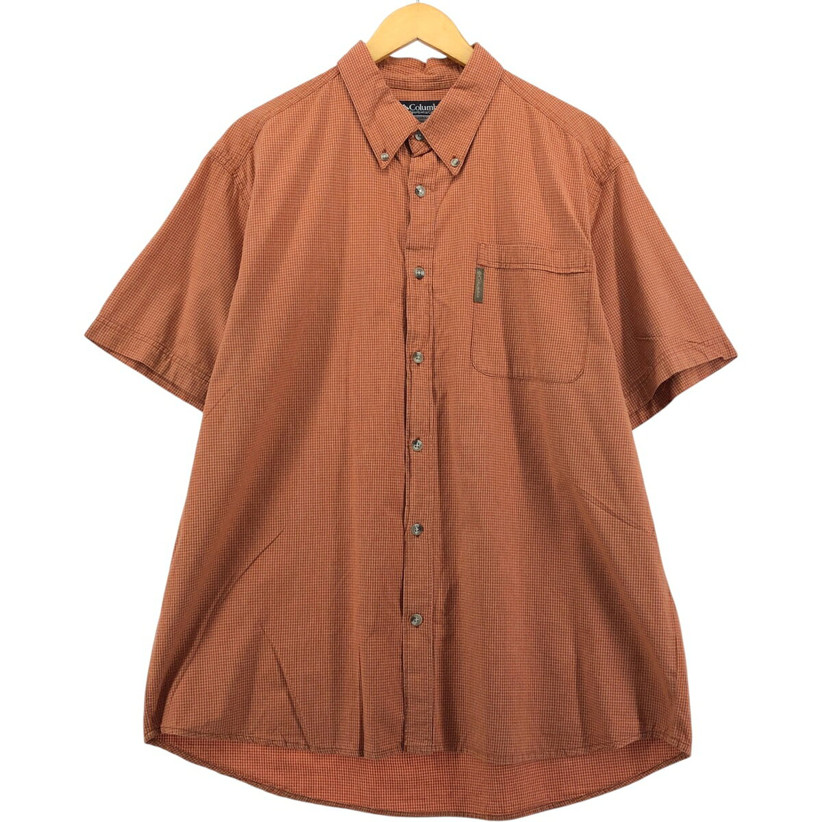 商品詳細 ブランド・Columbia・コロンビア・ 特徴・ボタンダウン・半袖・ モデル/形状・X.C.O.・半袖 ボタンダウン チェックシャツ・ 素材・コットン:100%・ 色・オレンジ系・ホワイト系 白色・ 柄・チェック柄・ 生産国・イン...