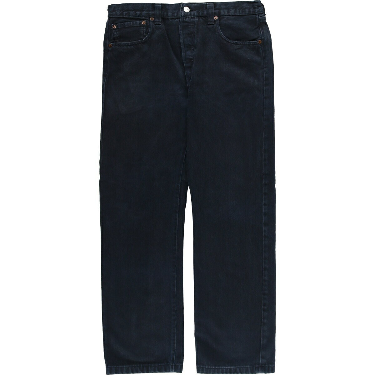 商品詳細 ブランド・Levi's・リーバイス・ 特徴・ボタンフライ・ モデル/形状・リーバイス501 STRAIGHT LEG BUTTON-FLY・ブラックデニム ストレートデニムパンツ・ 素材・コットン:100%・ 色・ブラック系 黒色...