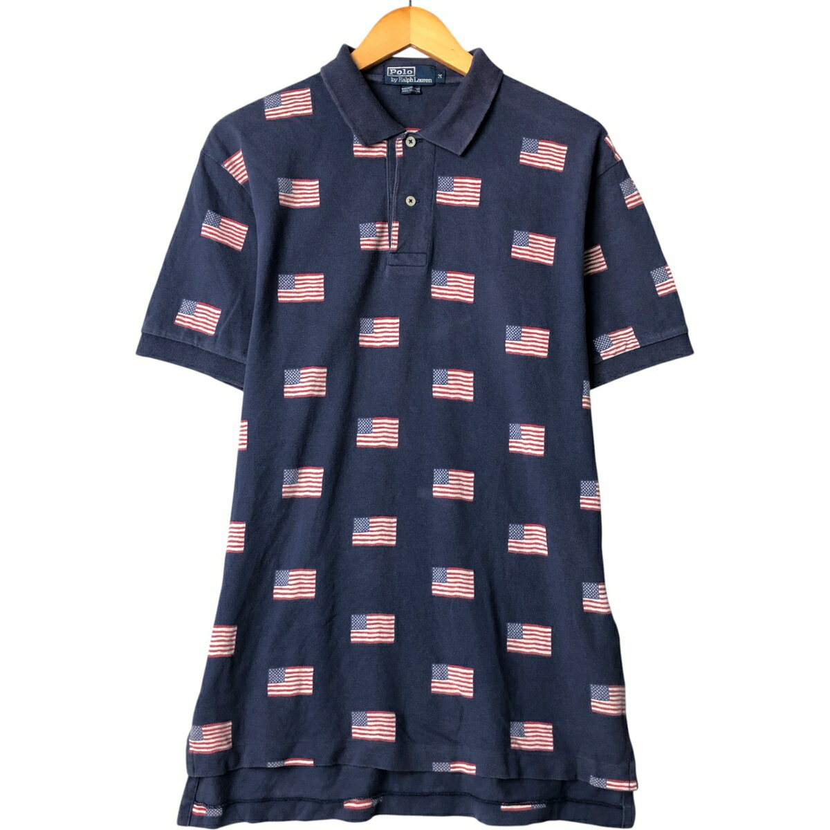 商品詳細 ブランド・Ralph Lauren・ラルフローレン・ 特徴・半袖・レギュラーカラー・ モデル/形状・POLO by Ralph Lauren・半袖 ポロシャツ・ 素材・コットン:100%・ 色・ネイビー系 紺色・ 柄・星条旗柄・ ...