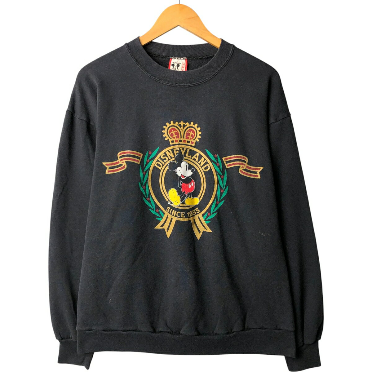 商品詳細 ブランド・UNKNOWN・ 特徴・クルーネック(丸首)・長袖・ラメプリント・ヴィンテージ・ モデル/形状・MICKEY MOUSE ミッキーマウス・キャラクタースウェットシャツ トレーナー・ 素材・コットン:50%・コットン:50...