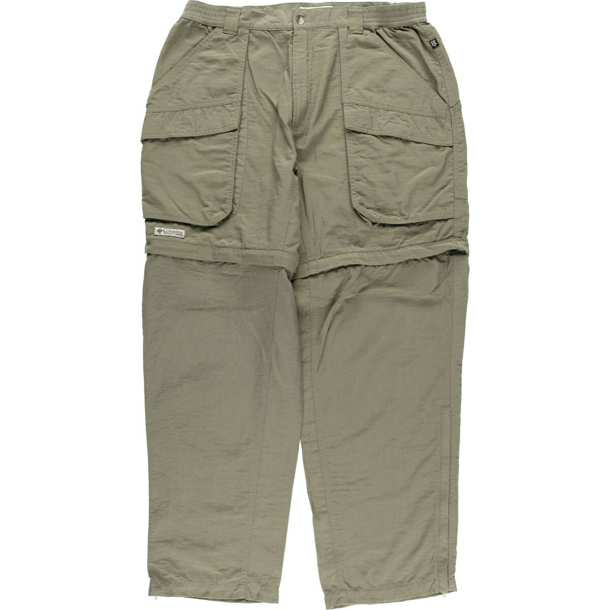 商品詳細 ブランド・Columbia・コロンビア・ 特徴・ジッパーフライ・ヴィンテージ・裾ジップ・ワイドパンツ・2WAY・ モデル/形状・クライミングパンツ・ 素材・ナイロン:100%・ 色・カーキ系・ 柄・ロゴパッチ・無地・ 生産国・マレ...