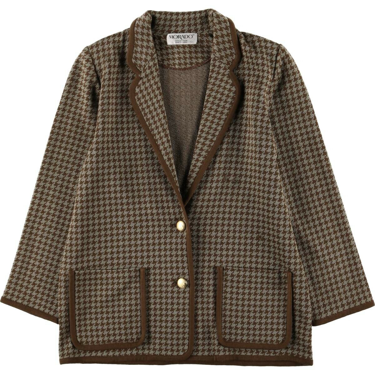 商品詳細 ブランド・MORADO・ 特徴・薄手・肩パッドあり・ノーベント・2B 2つボタン・金ボタン・ モデル/形状・ウールテーラードジャケット・ 素材・ウール:100%・ 色・ブラウン系 茶色・カーキ系 セージグリーン・ 柄・千鳥格子柄・...