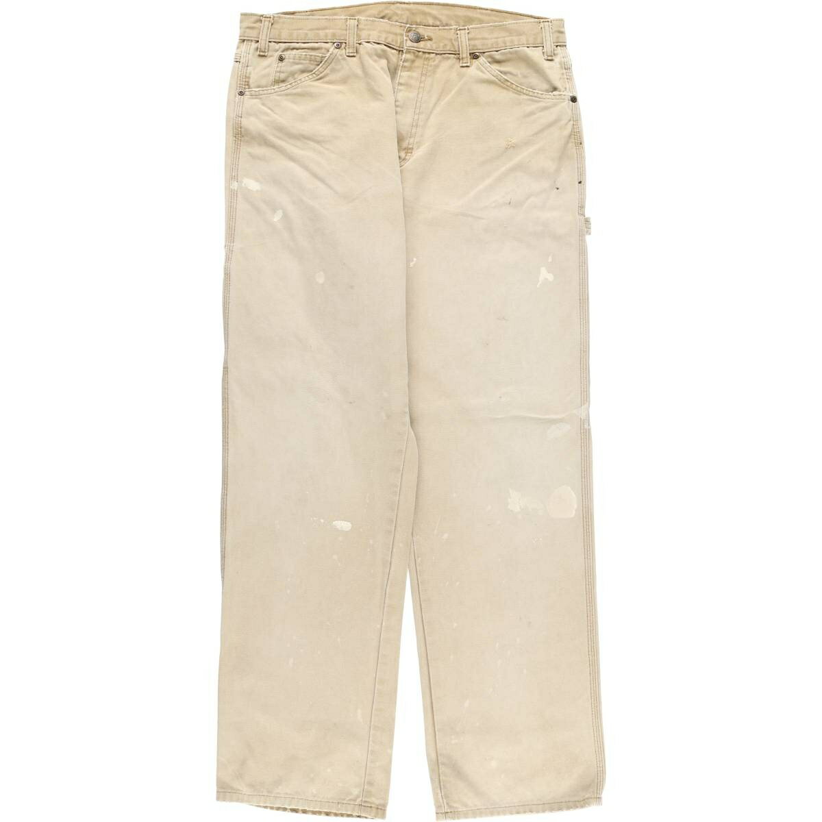 商品詳細 ブランド・Dickies・ディッキーズ・ 特徴・ジッパーフライ・スパナポケット・ハンマーループ・ワイドパンツ・ モデル/形状・ダックペインターパンツ・ 素材・コットン:100%・ 色・ブラウン系 茶色・ 柄・無地・ロゴパッチ・ 生...