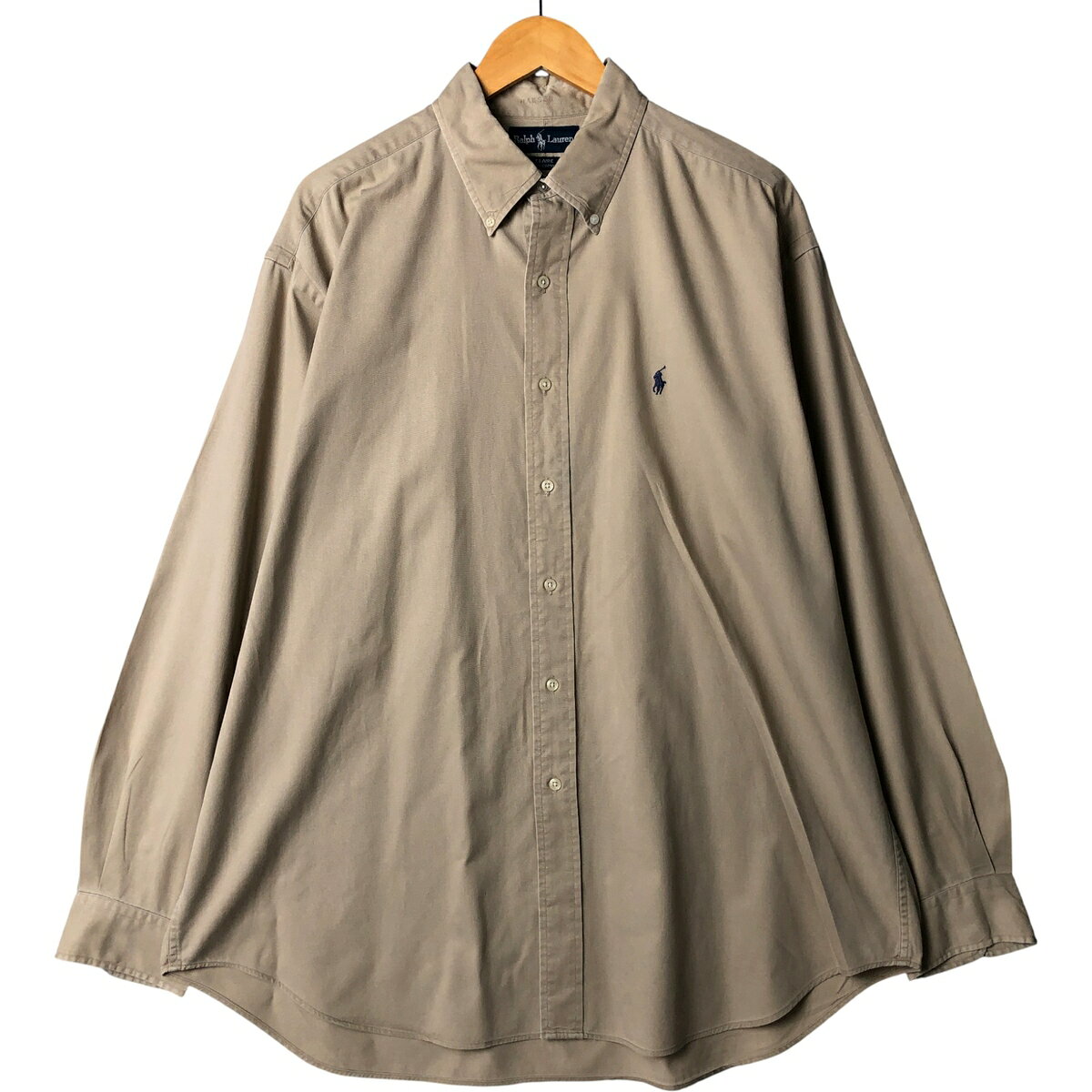 商品詳細 ブランド・Ralph Lauren・ラルフローレン・ 特徴・長袖・ボタンダウン・ モデル/形状・BLAIRE・長袖 ボタンダウンシャツ・ 素材・コットン:100%・ 色・ベージュ系 ブラウン・ 柄・無地・ワンポイント・ 生産国・北...