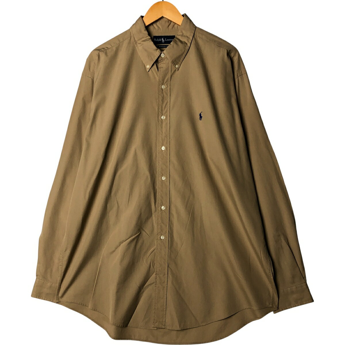 商品詳細 ブランド・Ralph Lauren・ラルフローレン・ 特徴・薄手・長袖・ボタンダウン・ モデル/形状・CLASSIC FIT クラシックフィット・長袖 ボタンダウンシャツ・ 素材・コットン:100%・ 色・ベージュ系 ブラウン・ ...