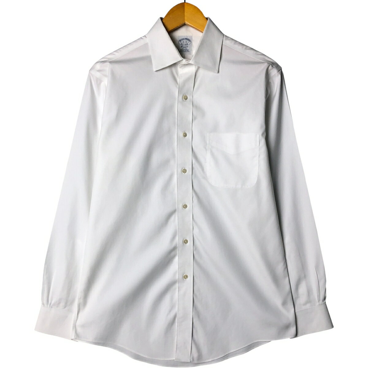 商品詳細 ブランド・Brooks Brothers・ブルックスブラザーズ・ 特徴・薄手・長袖・レギュラーカラー・ モデル/形状・Est.1818・長袖 コットンシャツ・ 素材・スーピマコットン:100%・ 色・ホワイト系 白色・ 柄・無地・...