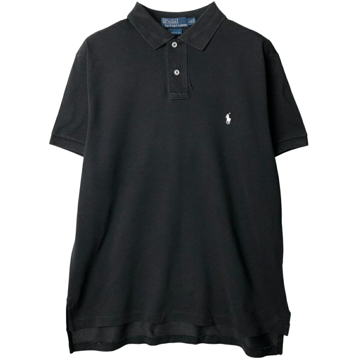 商品詳細 ブランド・Ralph Lauren・ラルフローレン・ 特徴・半袖・レギュラーカラー・ モデル/形状・POLO by Ralph Lauren CUSTOM FIT・半袖 ポロシャツ・ 素材・ピマコットン:100%・ 色・ブラック系...