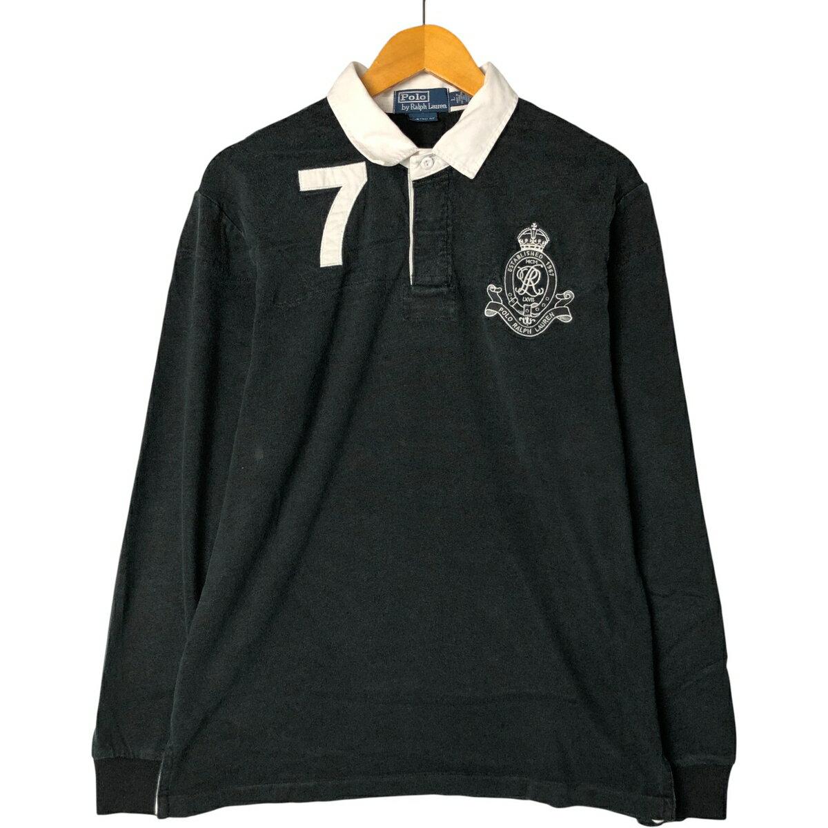 商品詳細 ブランド・Ralph Lauren・ラルフローレン・ 特徴・レギュラーカラー・長袖・ナンバリング・ モデル/形状・CUSTOM FIT・長袖 ラガーシャツ・ 素材・コットン:76%・ビスコース:24%・ 色・ブラック系 黒色・ 柄...